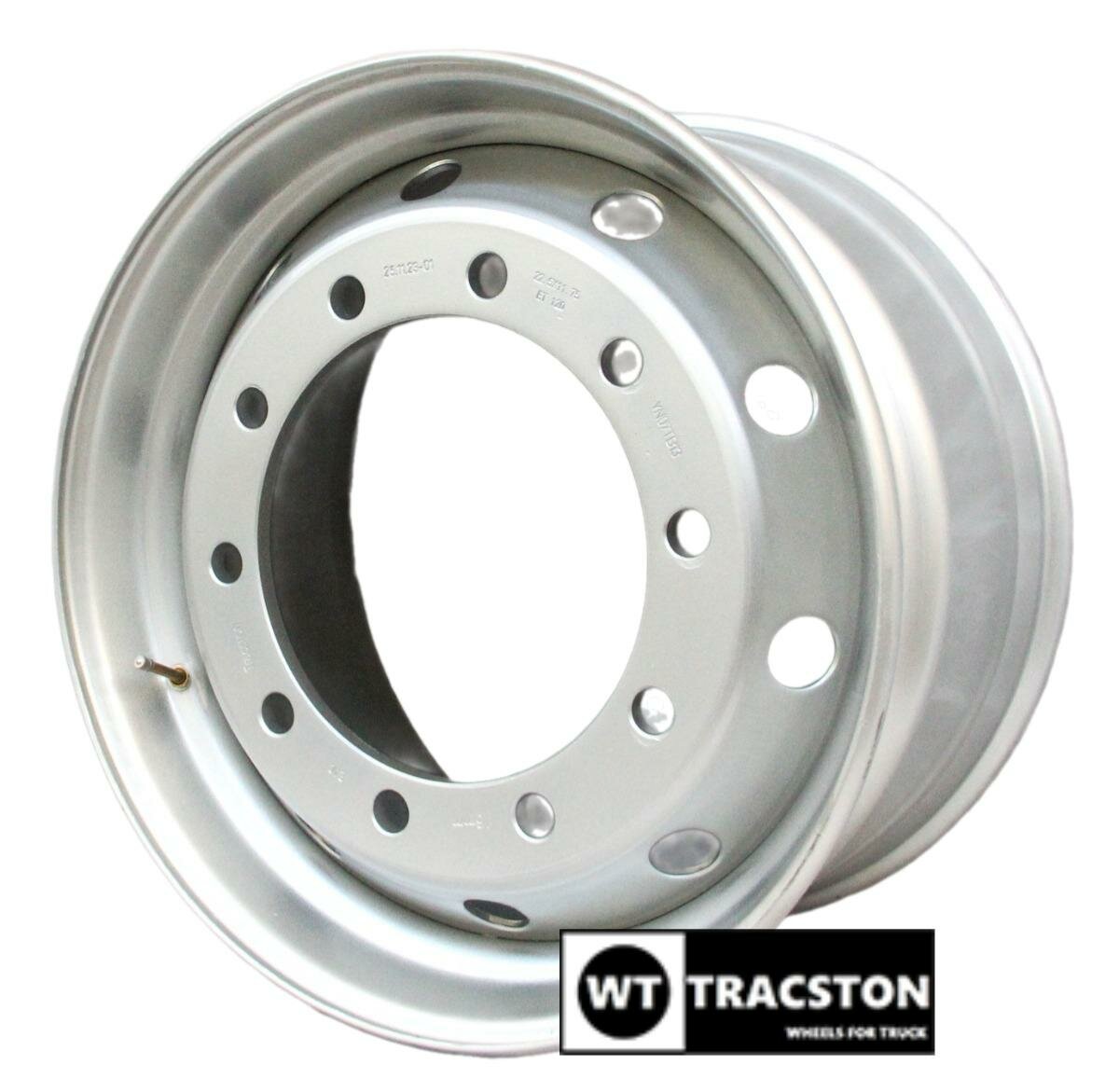 Диск автомобильный литой Tracston 22.5x11.75 10x335 et120 dia281 Серебристый