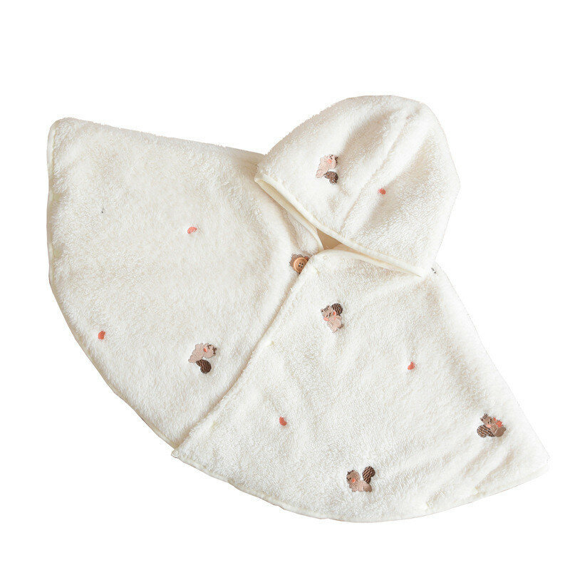 Детский плащ INS, с вышивкой, беличья накидка, для детей 1-3 лет