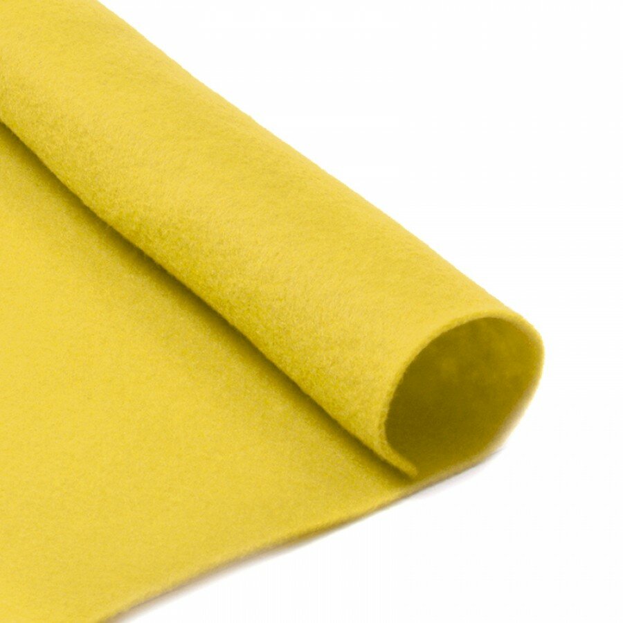 Фетр в рулоне жесткий Magic 4 Hobby 2мм 100см FLT-H3 уп.10м цв.643 желтый