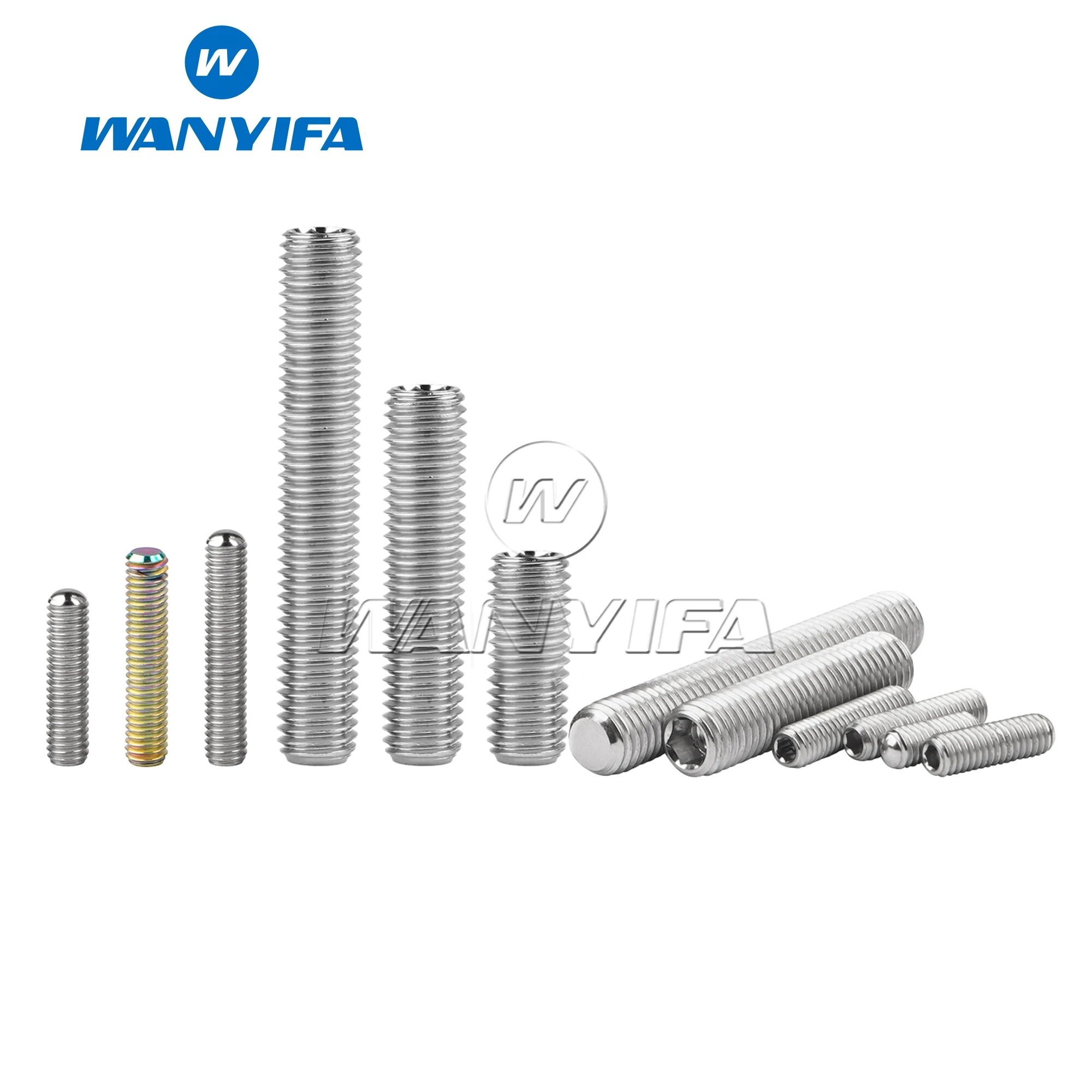 Wanyifa титановые болты M4/M7 M4, Titanium, 22mm