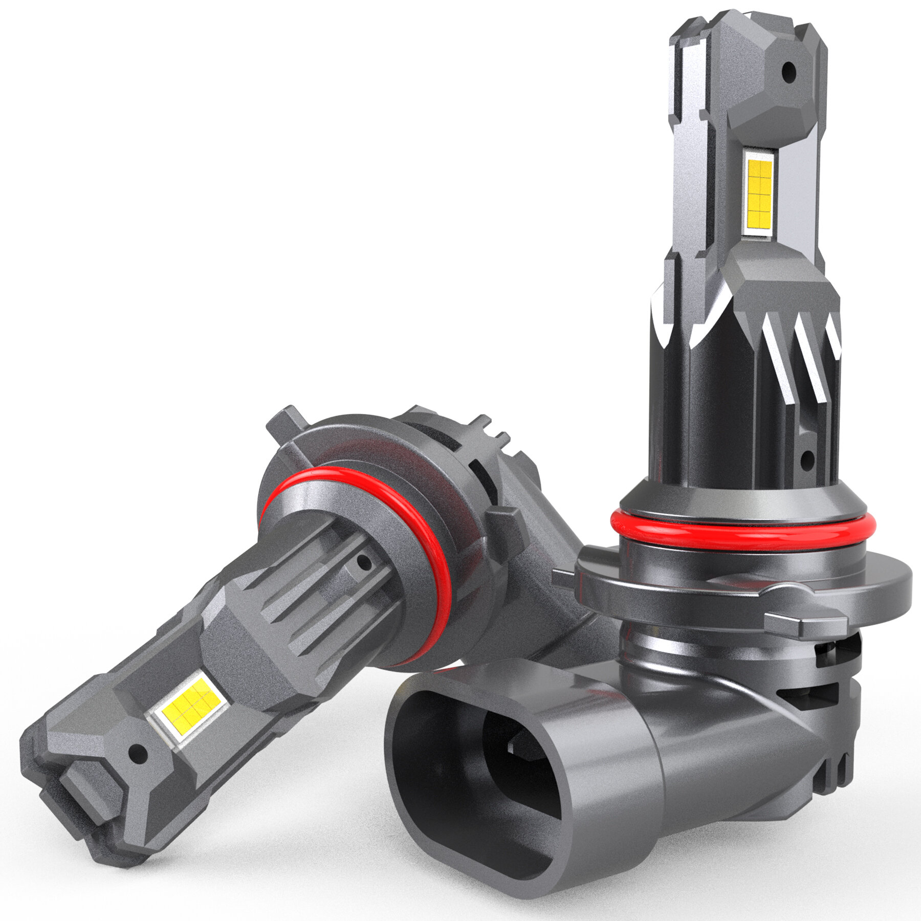 9005 HB3 Светодиодные фары Лампочки, 100W 20000LM 600% Яркость 6500K, 9005 Галогенные лампы Замена,2шт