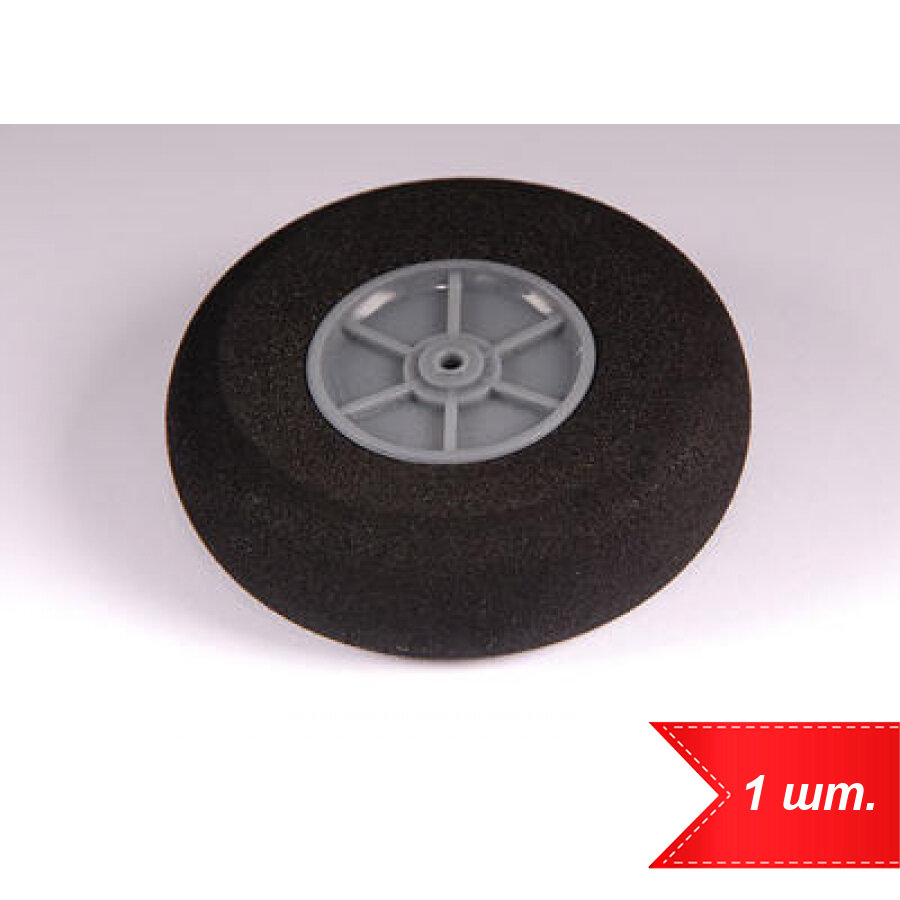 Колесо легкое 40 x 12 мм вал 2 мм для авиамоделей (1 шт.)