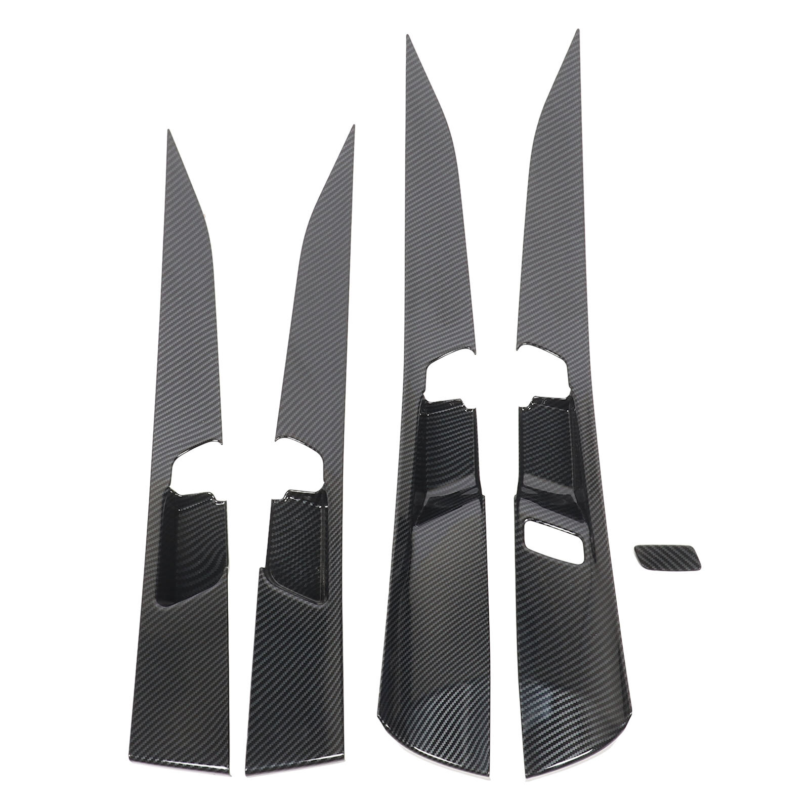 Шт. Накладки на внутренние дверные ручки в стиле карбоновых рамок, декоративные наклейки для салона автомобиля Kia K5 2019-2023 годов выпуска.