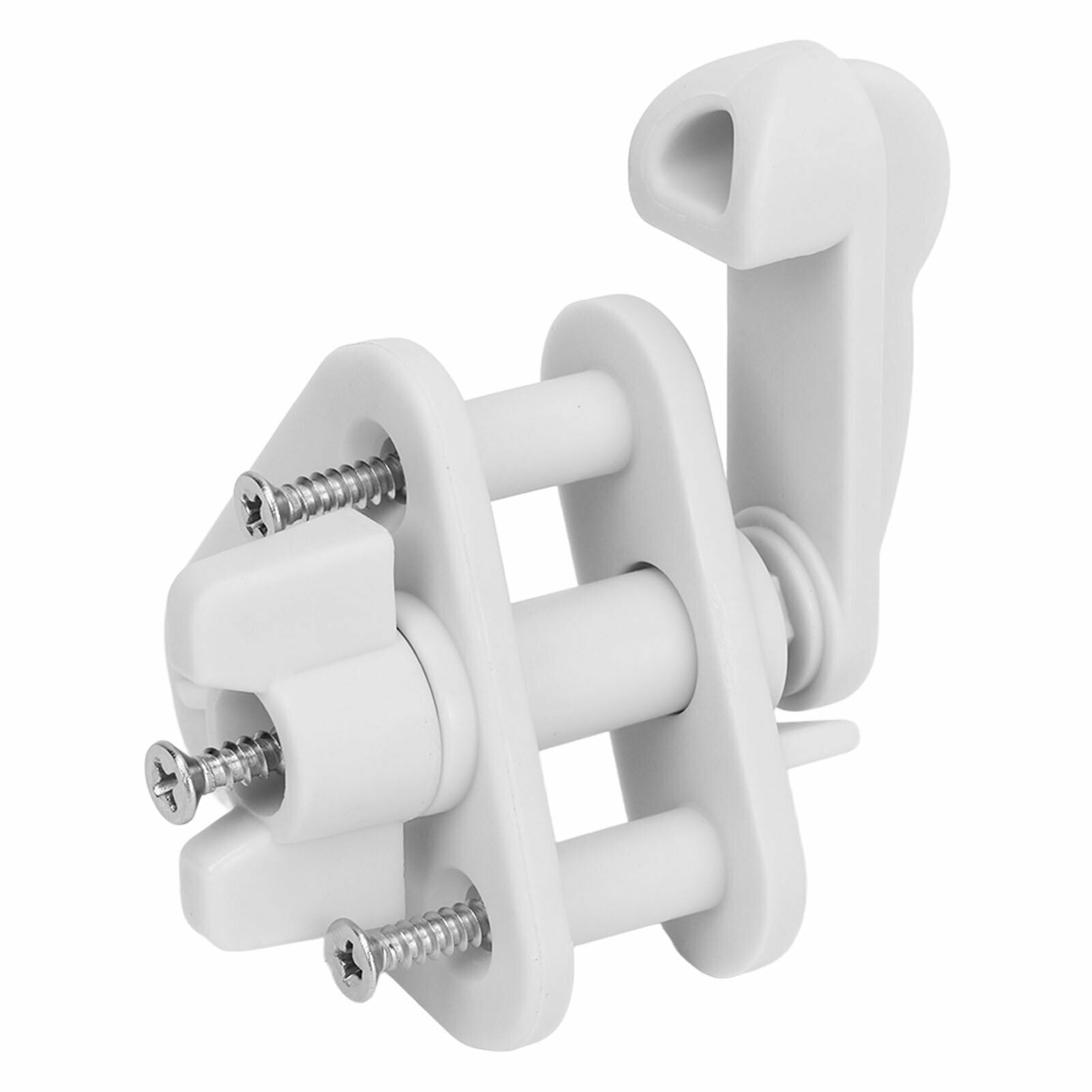 Замок для люка понтона для квадратных рамок 1 дюйм и 1-1/4 дюйма, материал нейлон, комплект с 4 аксессуарами и 3 шурупами