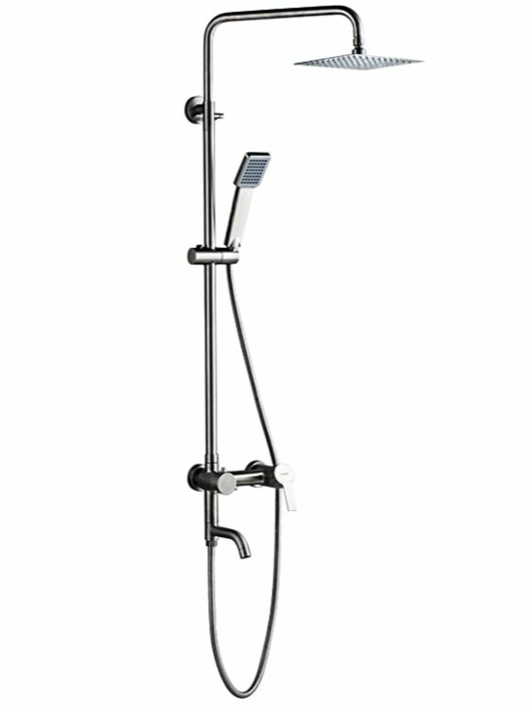 Душевая система с тропическим душем и смесителем Ledeme L72401