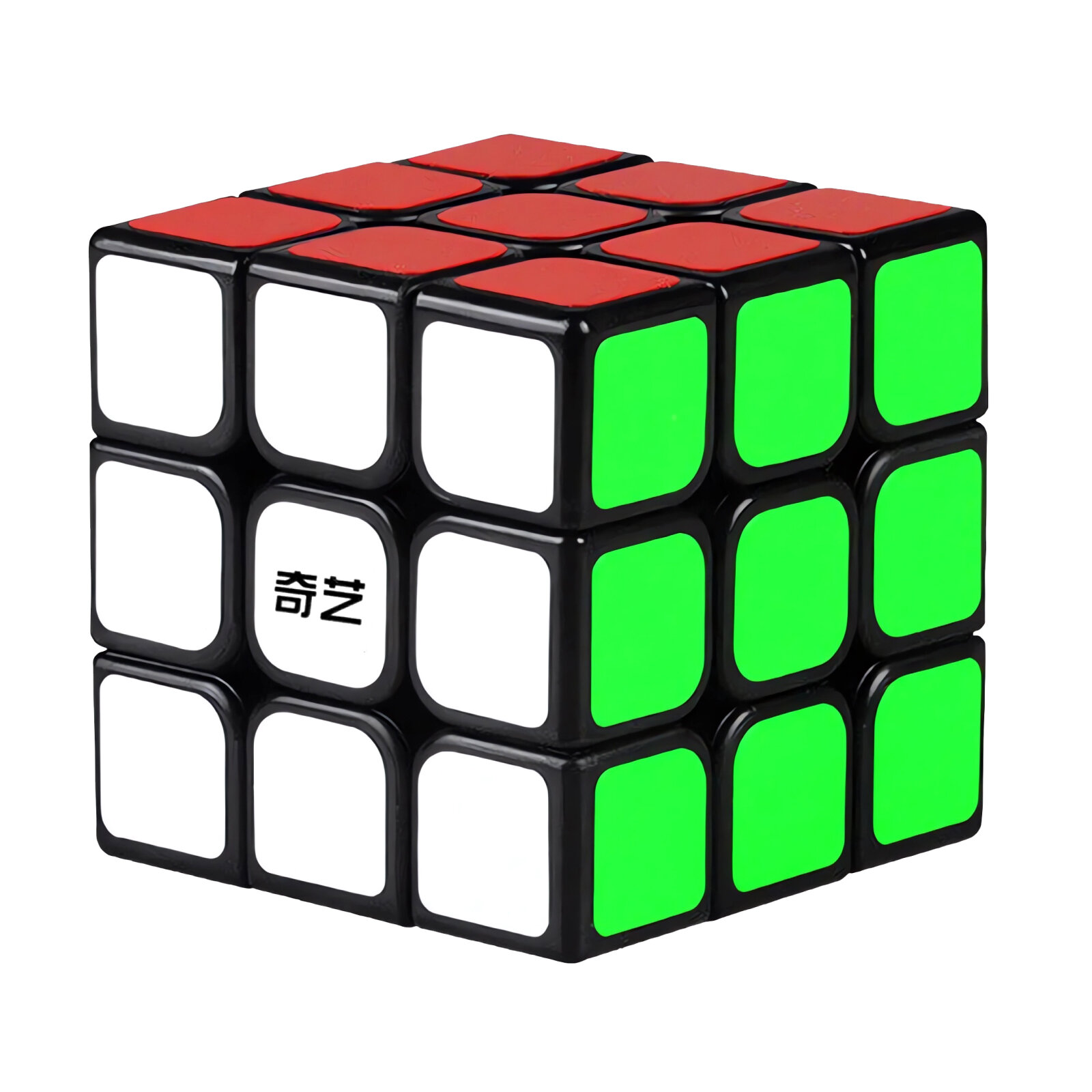 Головоломка профессиональный скоростной кубик рубика 3x3, QiYi MoFangGe Warrior S Black, 3х3, для спидкубинга, игрушка для взрослых, подарок для мальчика и девочки. Антистресс