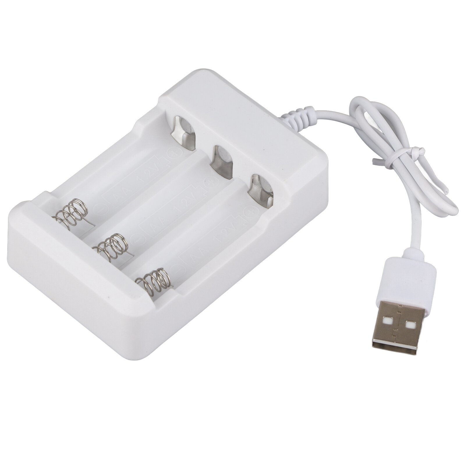 Портативный ABS 5V зарядное устройство для аккумулятора AAA AAA AAA с USB Plug