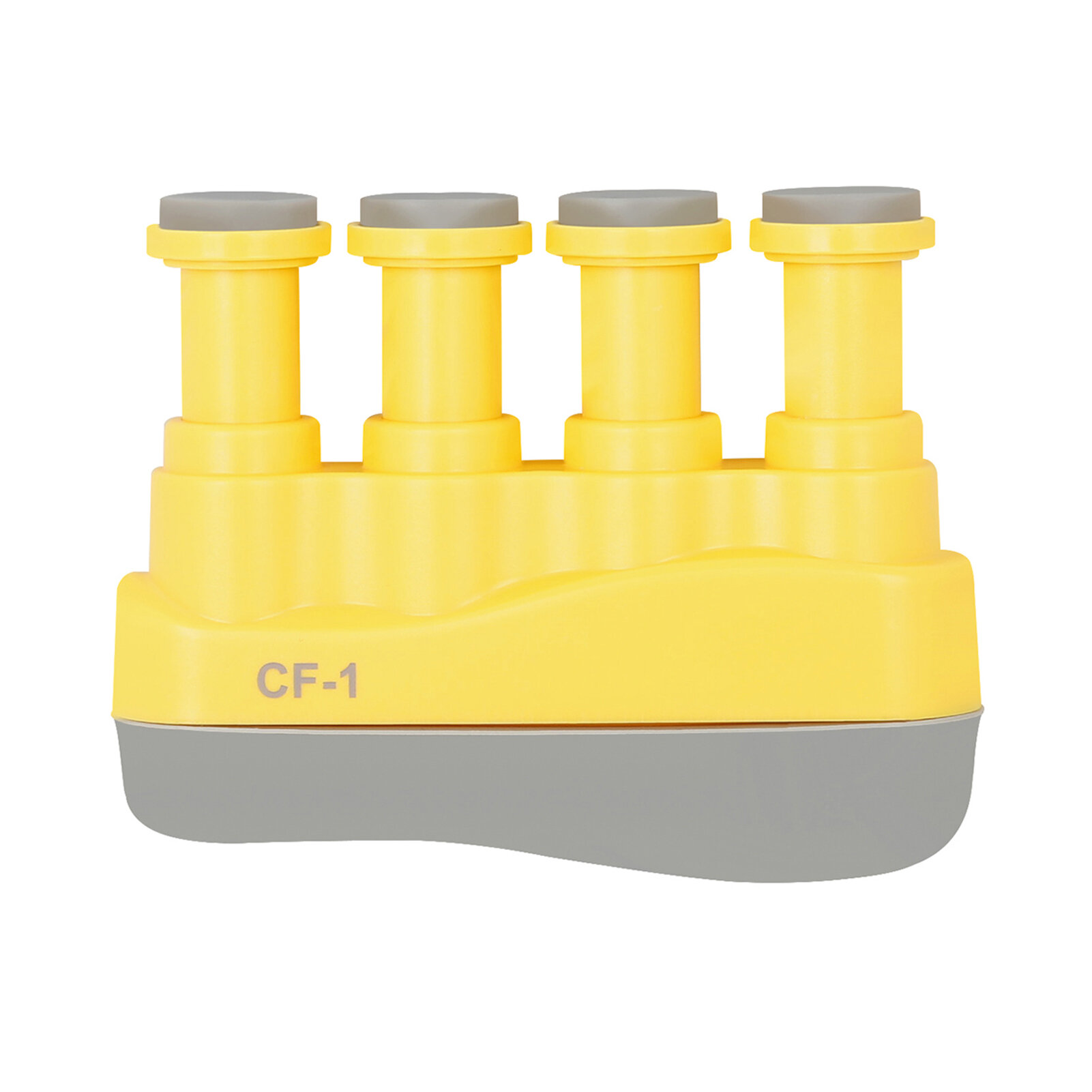 Портативный гитарный бас-пианино, тренажёр для пальцев, кистевой тренажёр, устройство для укрепления пальцев, кистевой тренажёр, устройство для тренировки пальцев, инструмент для тренировки рук жёлтого цвета