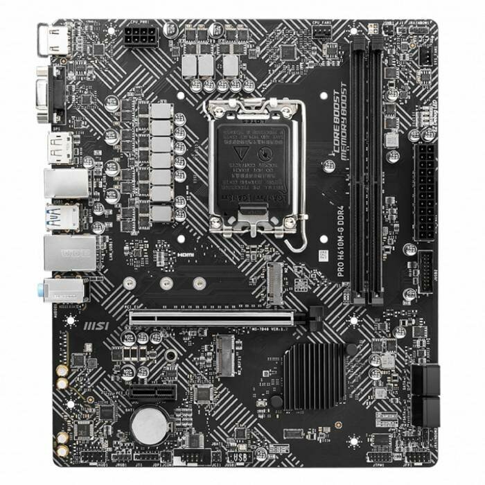 Материнская плата для персонального компьютера MSI PRO H610M-G DDR4