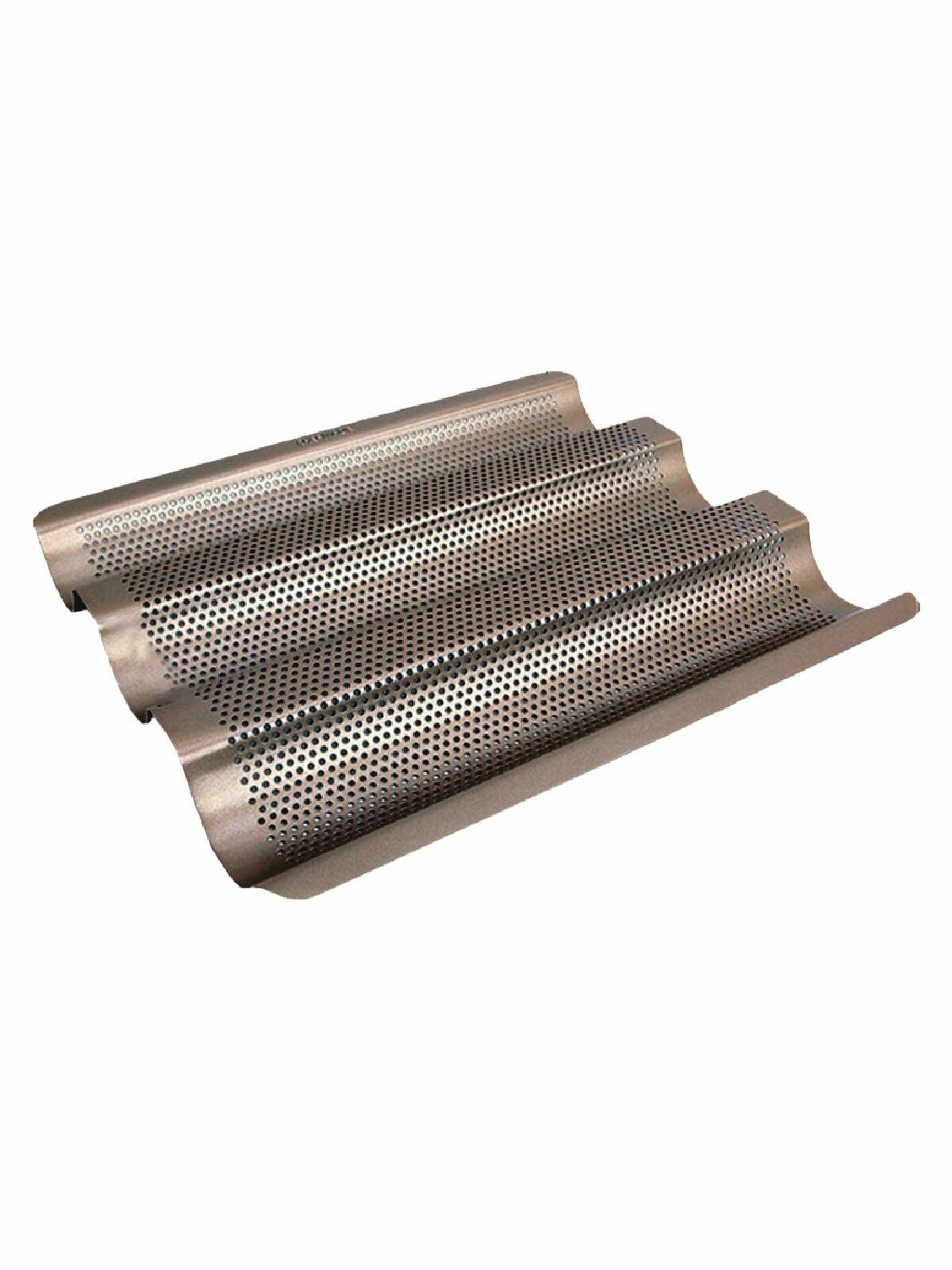 3 противня с антипригарным покрытием и перфорацией Большая форма для выпечки из нержавеющей стали