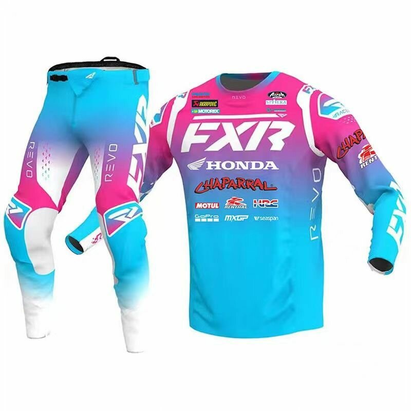 Новый 2023 FX HOND gasga гоночный костюм мотокросс Джерси и штаны MX ATV Dirt Bike Gear Set мотоциклетная одежда mtb enduro