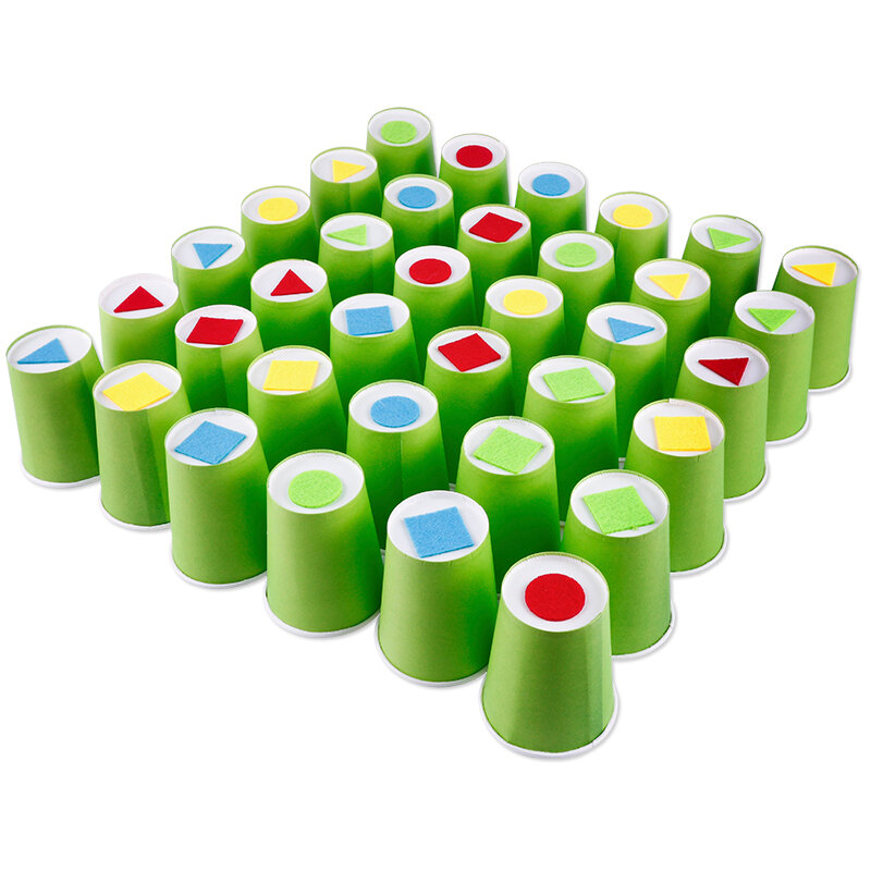 Пазл со стаканчиками (подбор цветов, музыка, развитие для малышей)