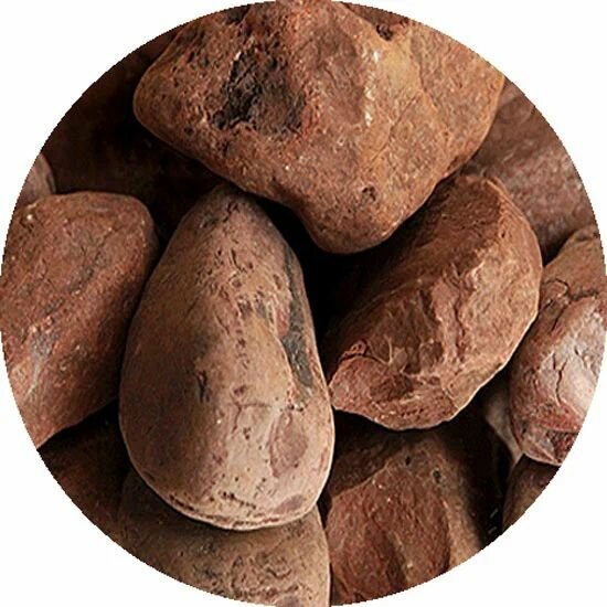 Камень для бань и саун Яшма обвалованная (10 кг)