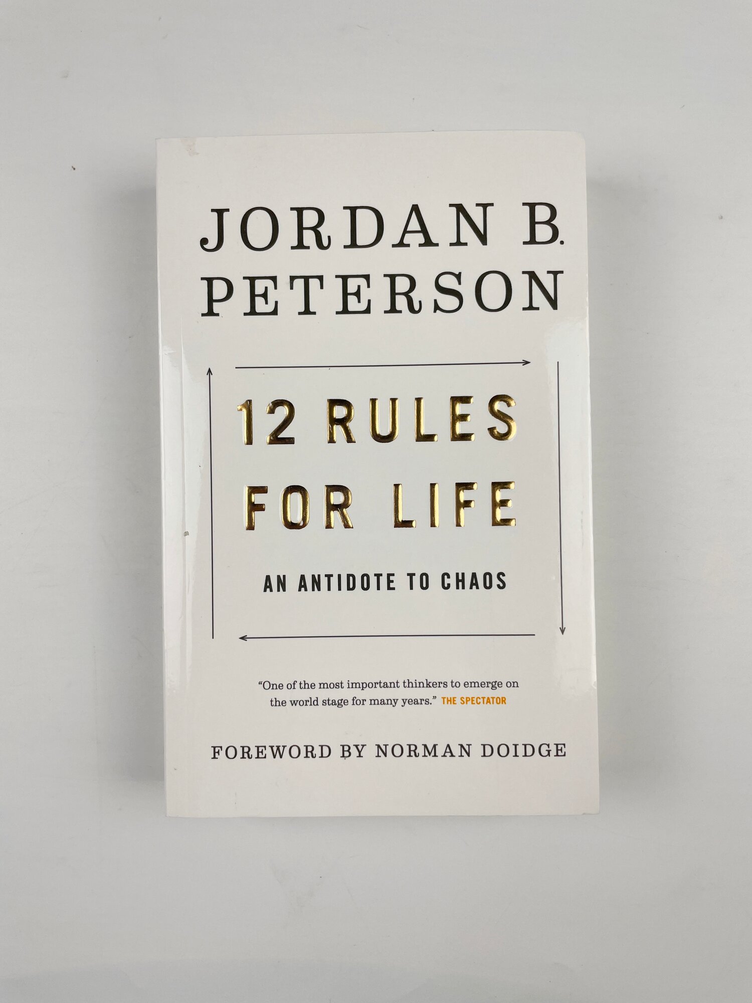 12 Rules For Life An Antidote to chaos, Jordan B. Peterson, Paperback