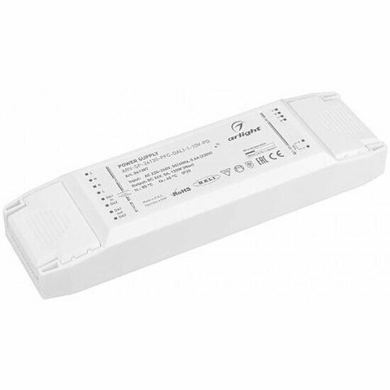 Блок питания Arlight ARV-SP-24120-PFC-DALI-1-10V-PD 24V, 5A, 120W , IP20 Пластик