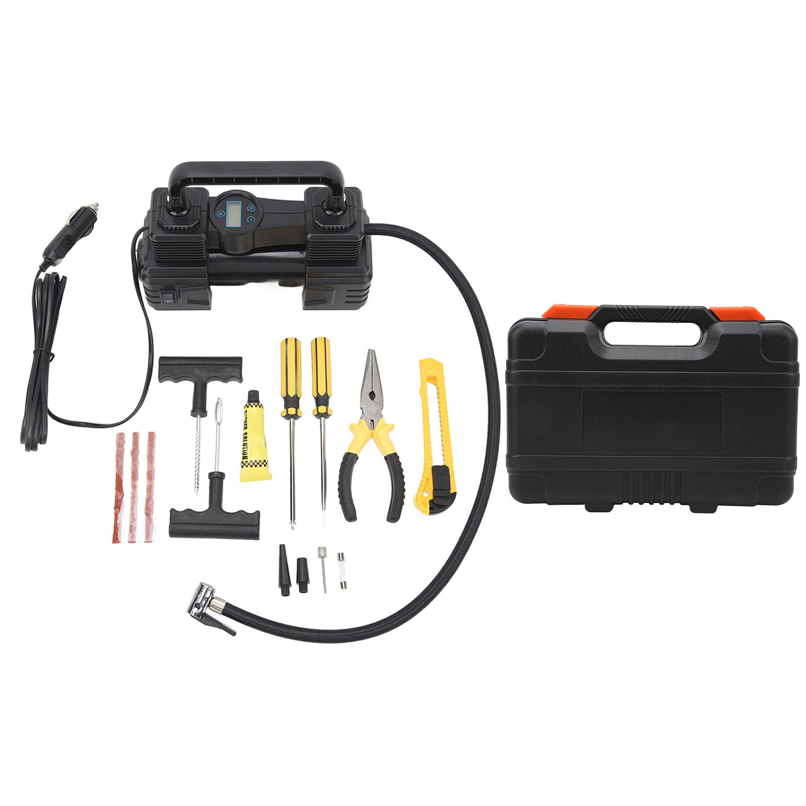 Двухцилиндровый компрессор 150PSI 12V для авто