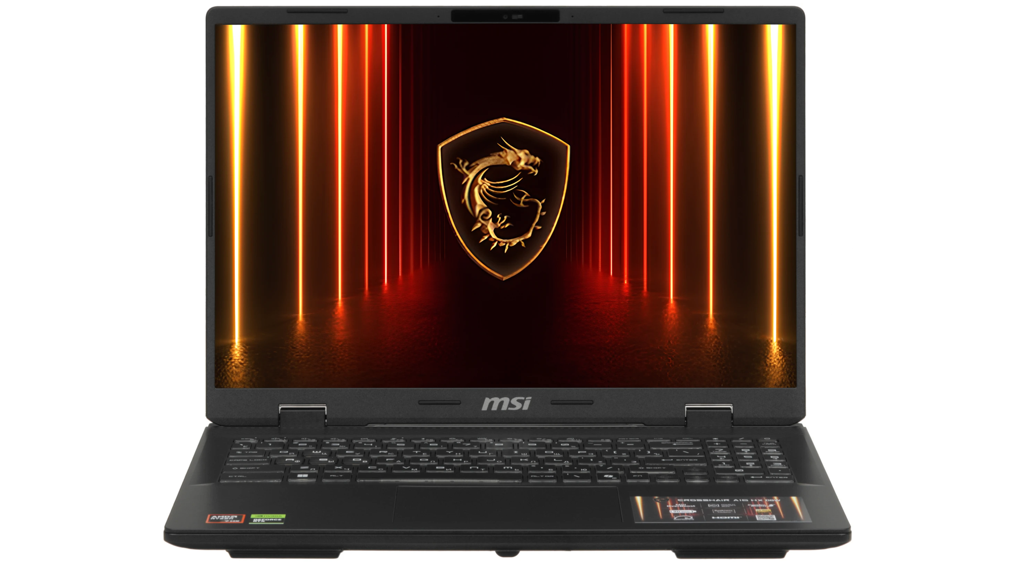 16" Ноутбук MSI Crosshair A16 HX D8WGKG-079XRU, 2560x1600, IPS, Ryzen 7 8840HX, 32ГБ, 1 TБ, RTX 5070 8ГБ, без ОС, серый