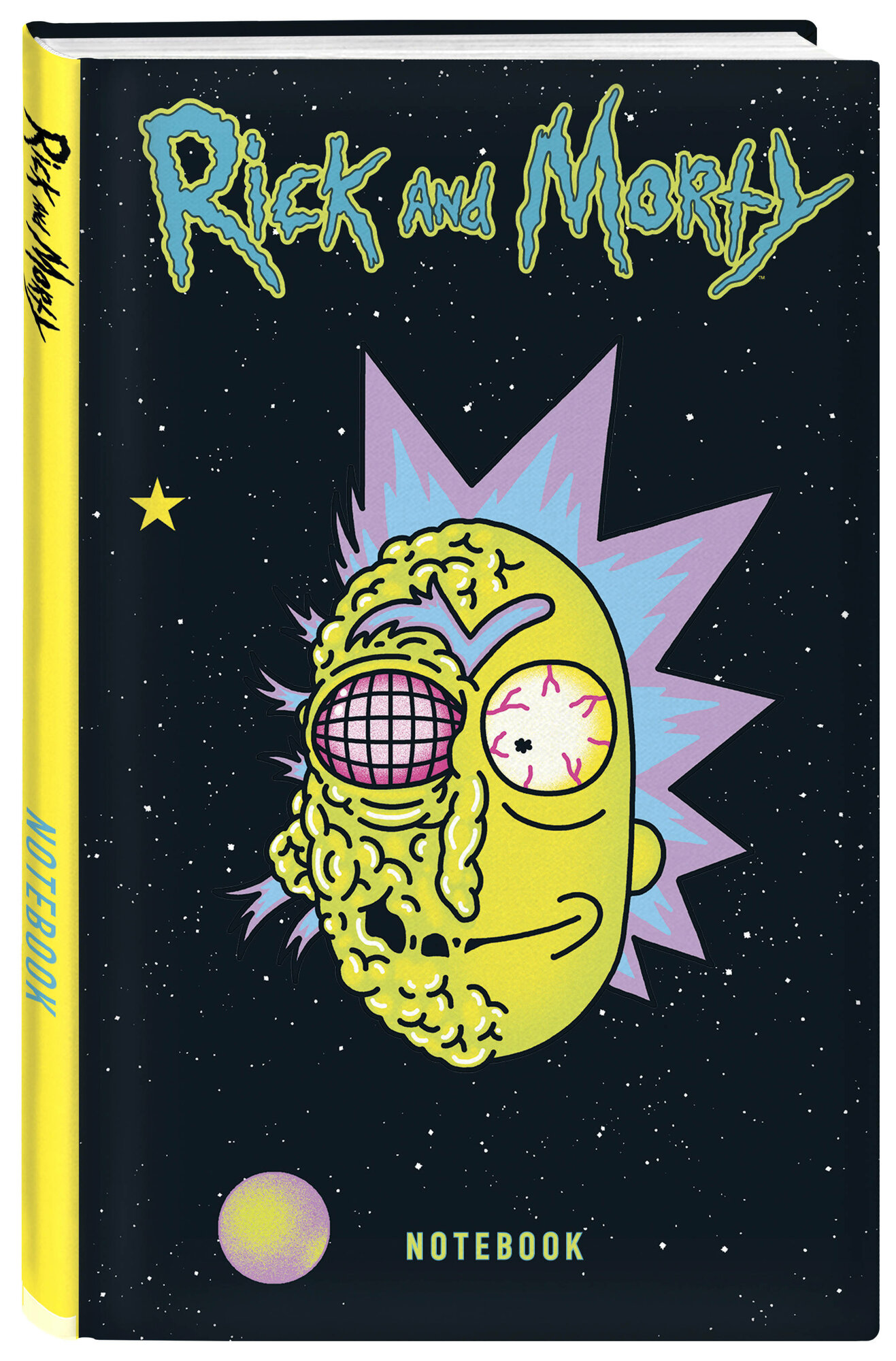 Рик и Морти. Блокнот. Рик в космосе (А5, 72 л, контентный блок, со стикерами)