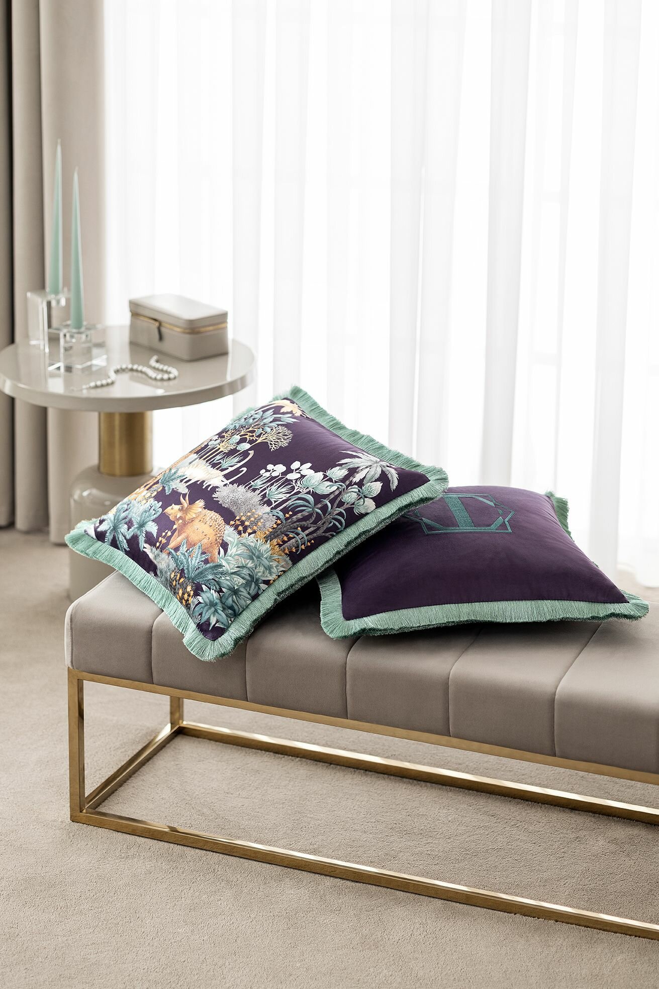 Togas Подушка декоративная "Дриол" бархат, 45x45