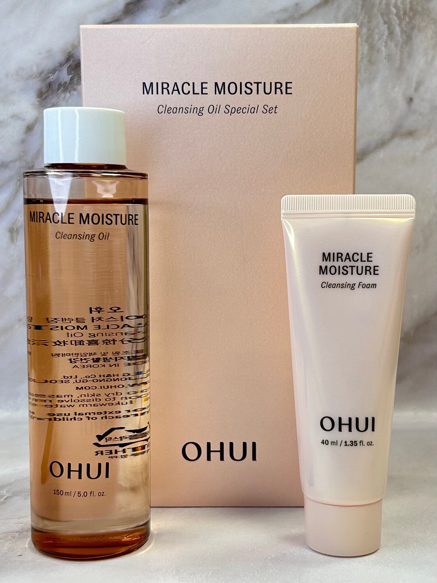 Гидрофильное масло O HUI "Miracle Moisture", для всех типов кожи, 190мл