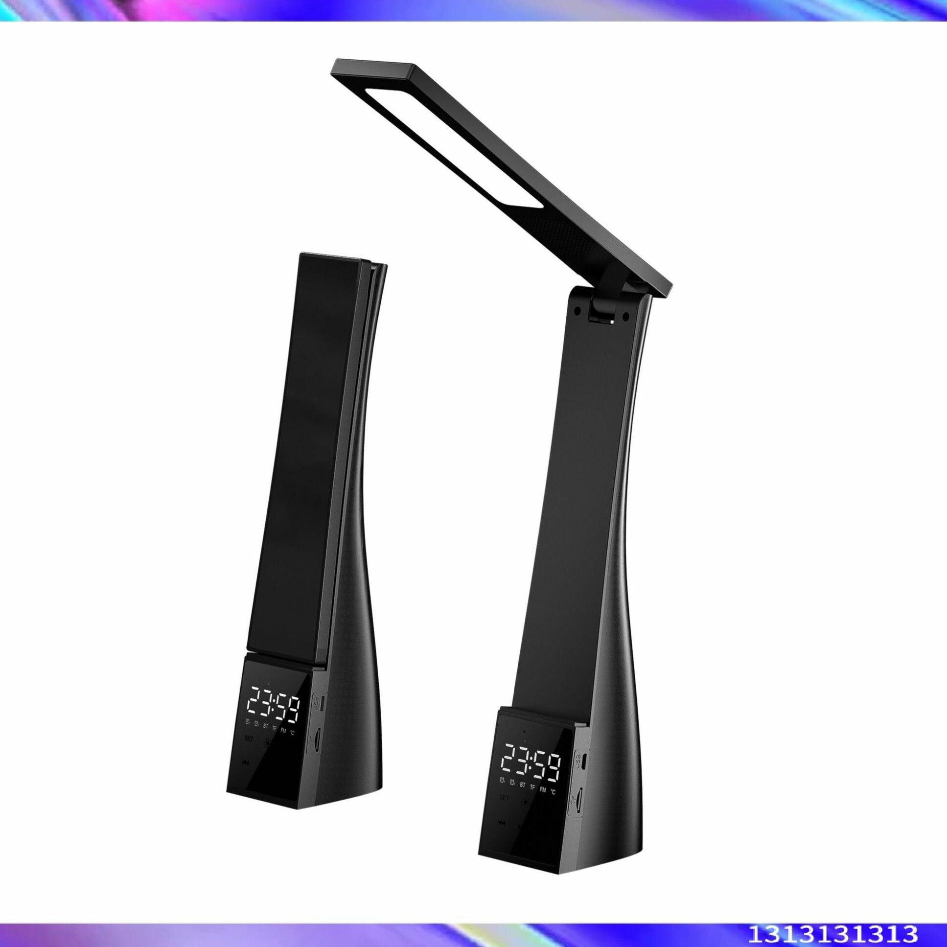 Эксклюзивный компактный AI дьявол, подключаемый беспроводной динамик с многофункциональным будильником Bluetooth