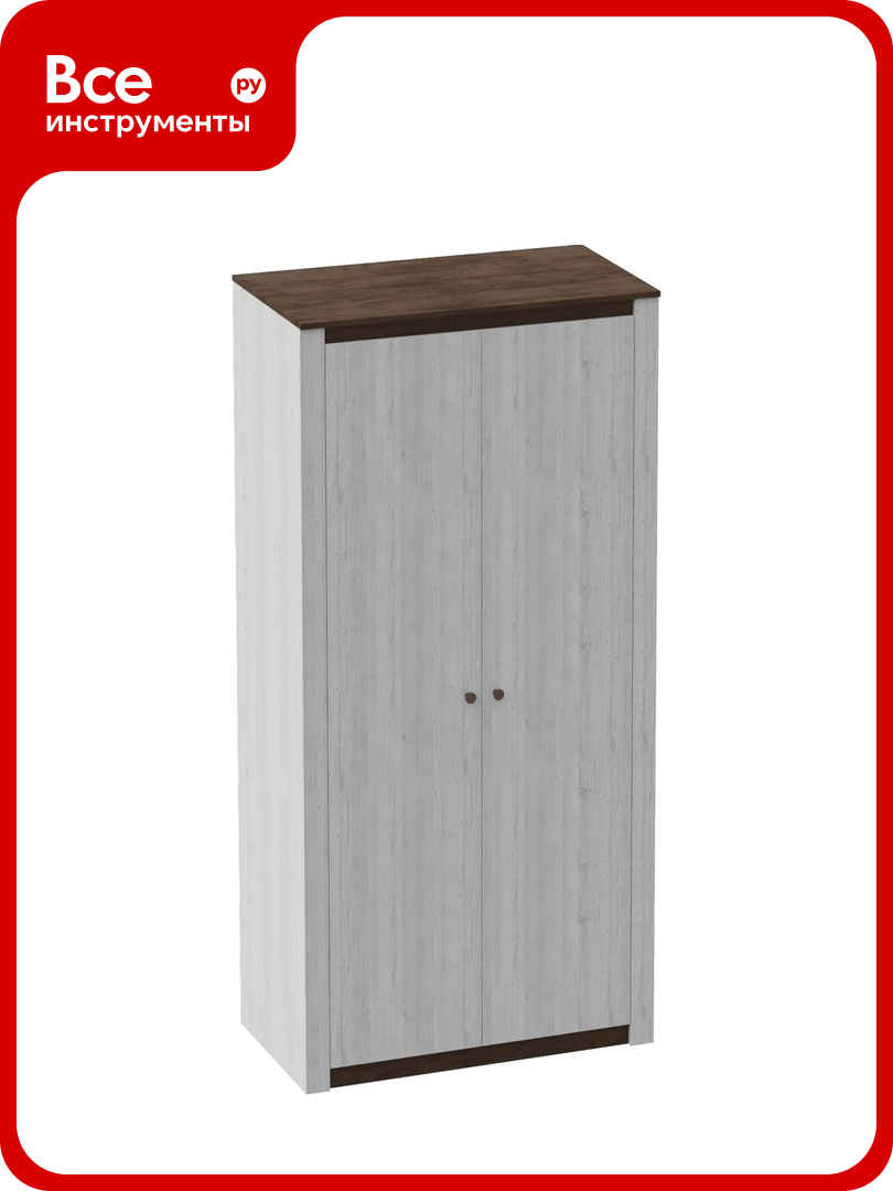 Шкаф Мебельград Даллас спальня, 2-х дверный, дуб винтерберг/таксония 43961_1, из спальни