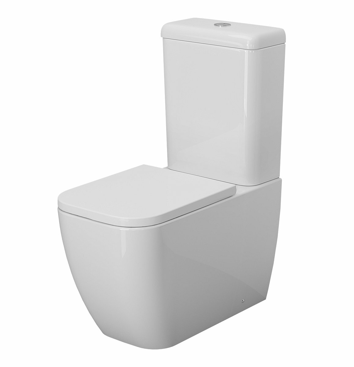 Унитаз Ambassador Forsa 247K19001S с бачком, с крышкой микролифт, белый