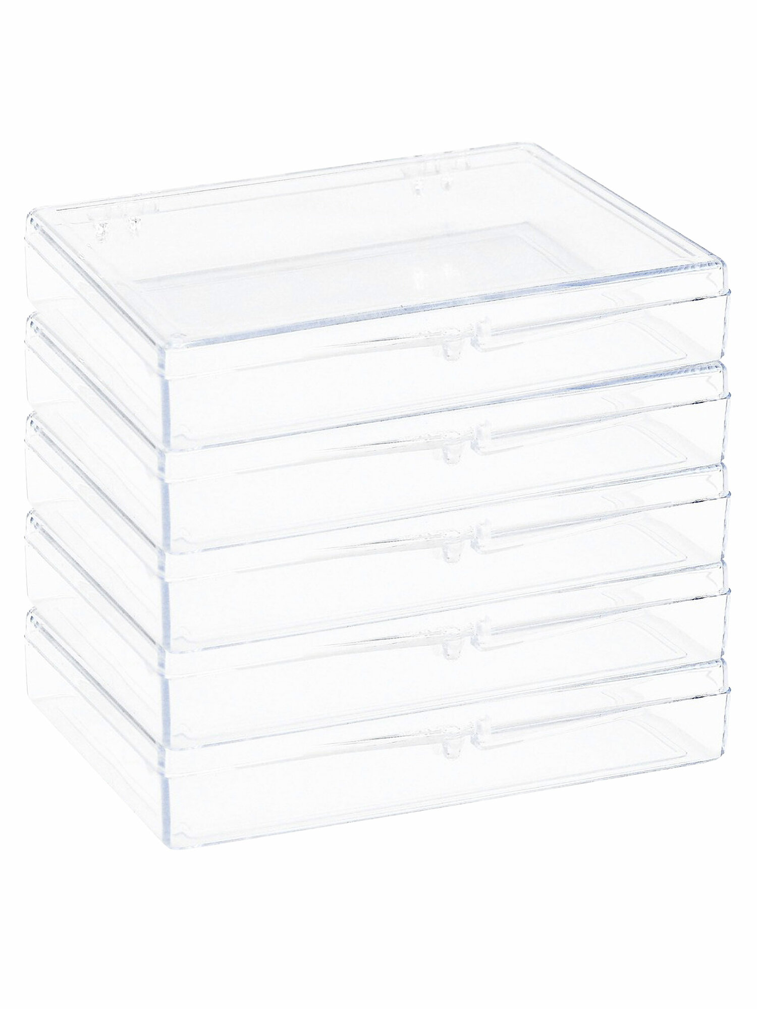 Акриловая коробочка кейс Ultra-Pro 70х95х17 мм на 25 карт, 5 шт - для MTG, Pokemon