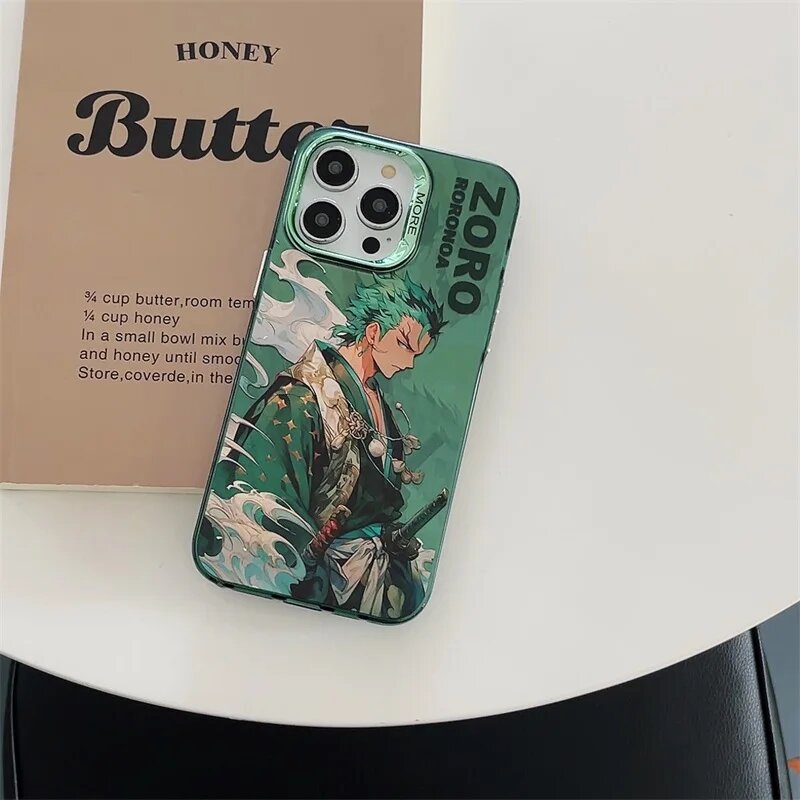 Милый аниме One Piece Luffy Gear 5 Ника Ророноа мультяшный чехол для телефона для iPhone 16, 15, 14, 13, 12, 11 Pro Max с покрытием, противоударный чехол