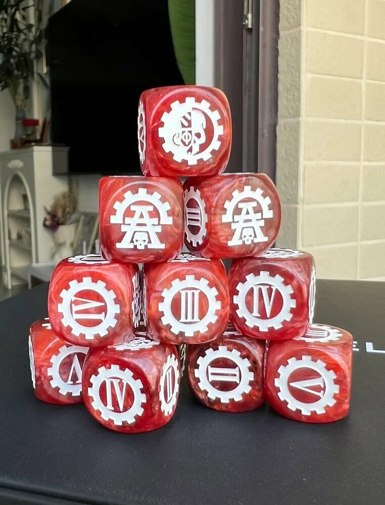 KyбиK Grand Alliance Destruction Dice22024Warhammer Age of Sigmar warhammer, dice, игральная кость