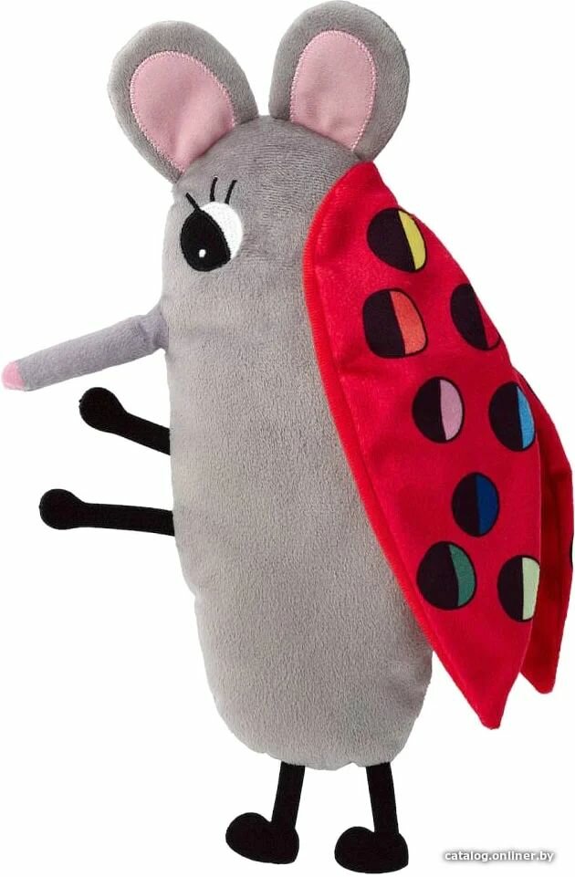 SAGOSKATT Мягкая игрушка икеа, мышка-божья коровка (20491629)