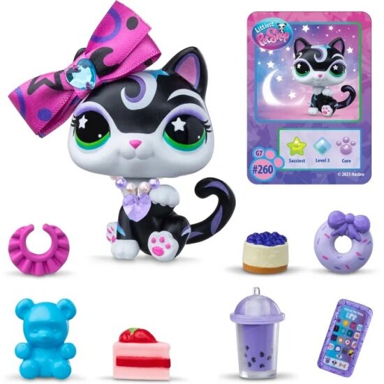 Игровой набор Littlest Pet Shop 00701_LPS Стиль , фигурка животного с аксессуарами, Сиамская кошка