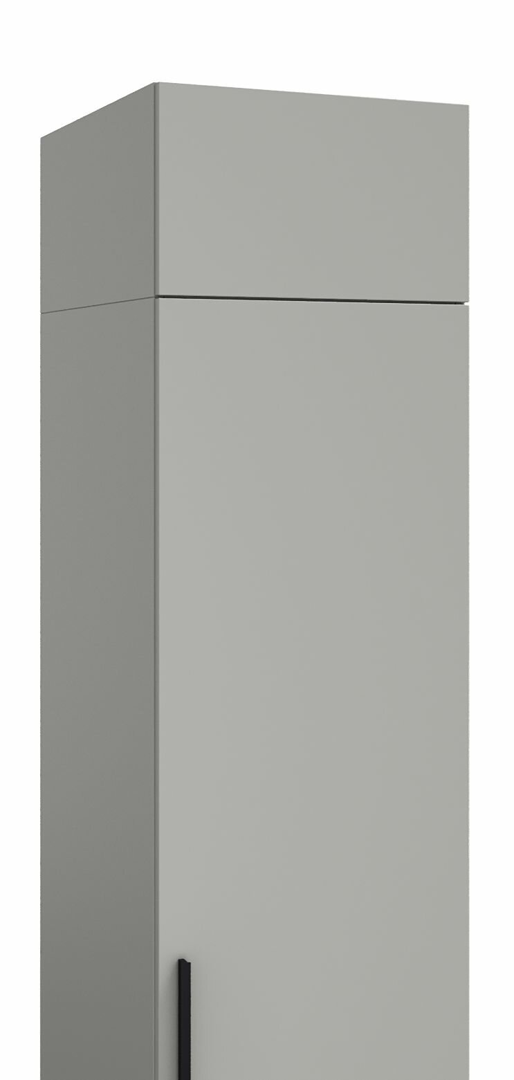 Антресоль на шкаф "Невада", серый, ЛДСП, мебельная фабрика Владимирская, 30x50x58 см