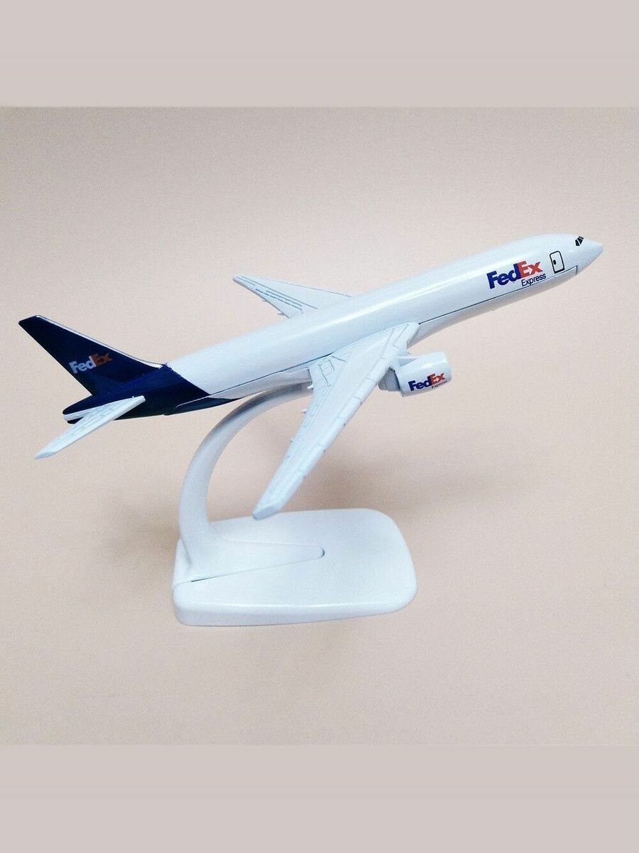 Металлическая модель самолета 16cm A380 Fedex