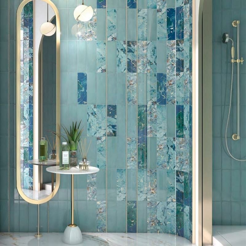 Керамическая плитка Kerama Marazzi Дарсена 9036 10x30 Матовая Синий