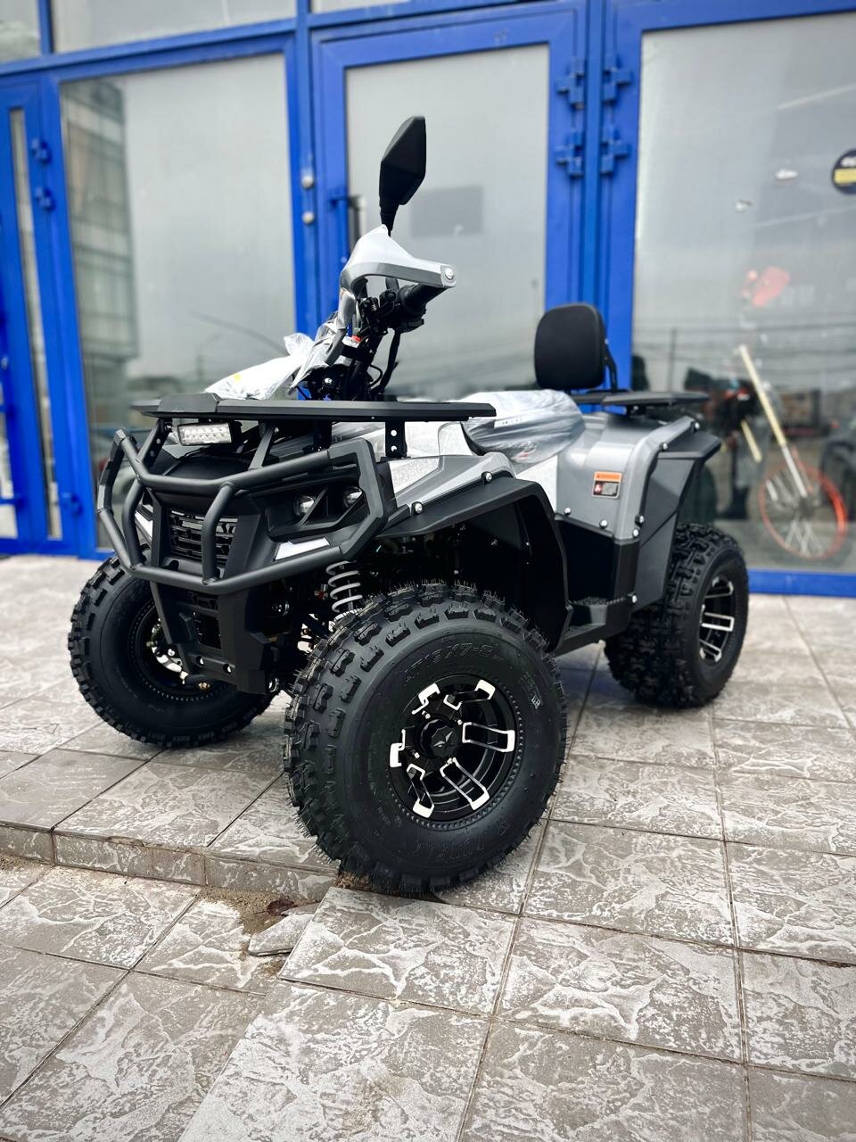 Квадроцикл (комплект для сборки) YACOTA Dragon 125 LUX-LD_сер (в заводской упаковке)