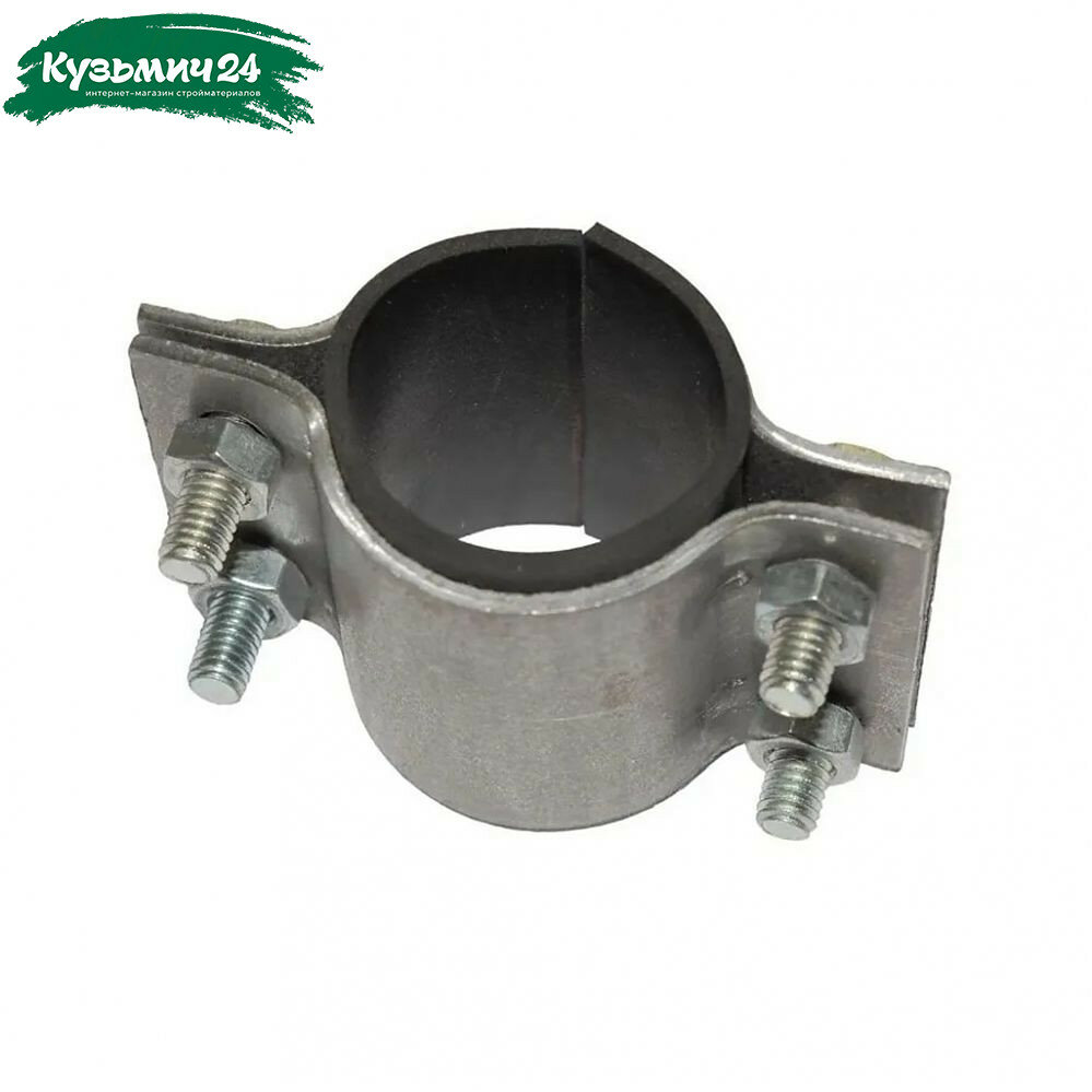 Хомут ремонтный двухсторонний на трубу REM70-82BRN41 70-82 мм, сталь