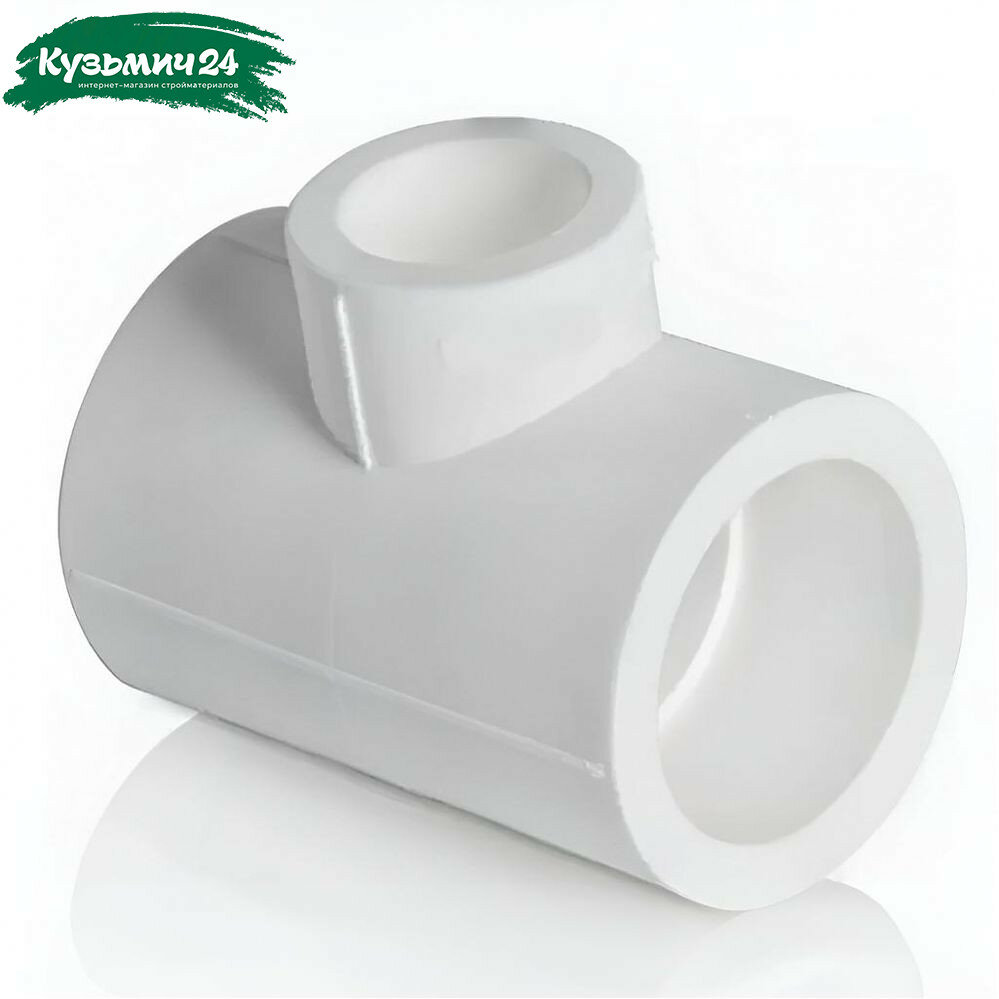 Тройник полипропиленовый Pro Aqua PA14521P 25х20х25 мм, переходной, белый