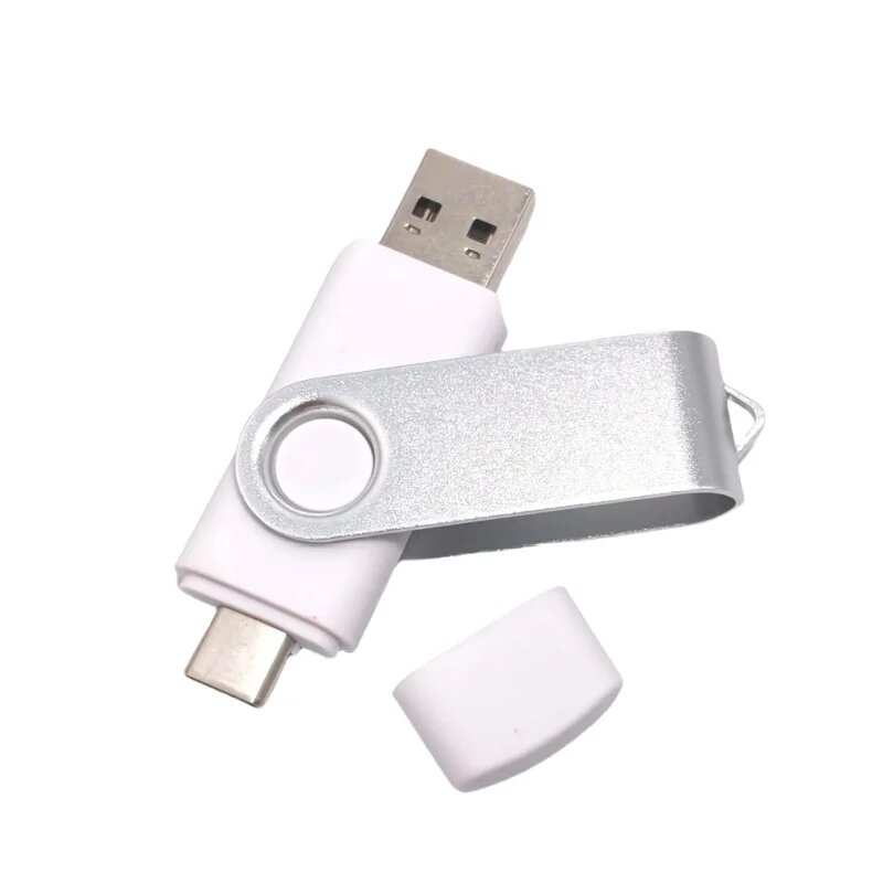 Флешка USB 2.0 64 ГБ 128 МБ, Silver Color