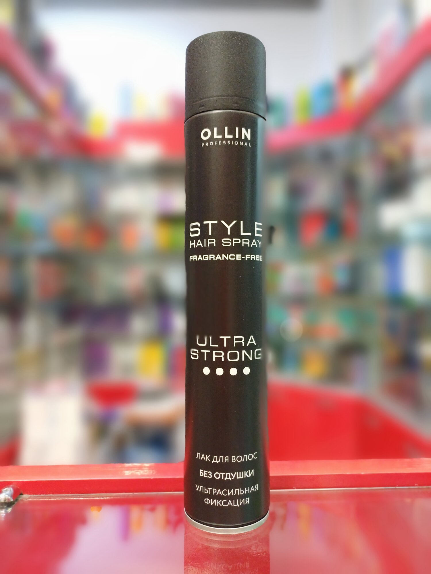 Лак для волос ультрасильной фиксации без отдушки 400 мл OLLIN