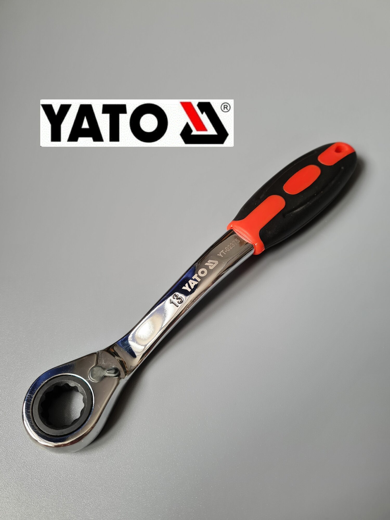 Ключ накидной YATO YT-02375-1 с трещоткой 13мм