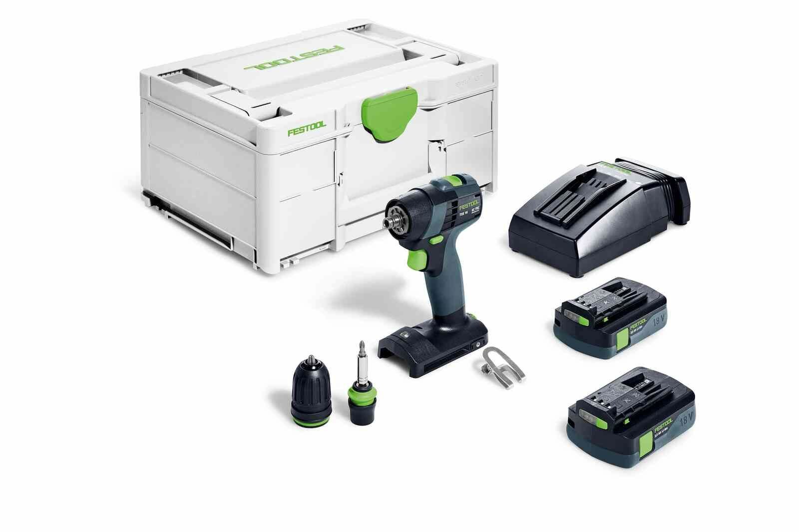 Аккумуляторная дрель-шуруповерт Festool TXS 18 C 4,0-Plus
