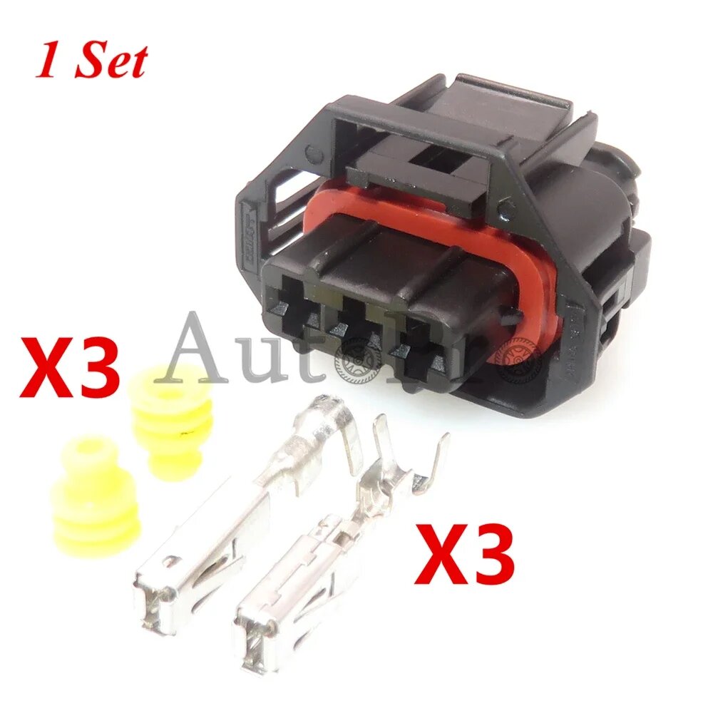 1 комплект, 3-луночный блок переменного тока в сборе, автоматический датчик давления MAP, водонепроницаемые вилки для жгутов проводов, автомобильная розетка 936060-1 Follow me cheaper