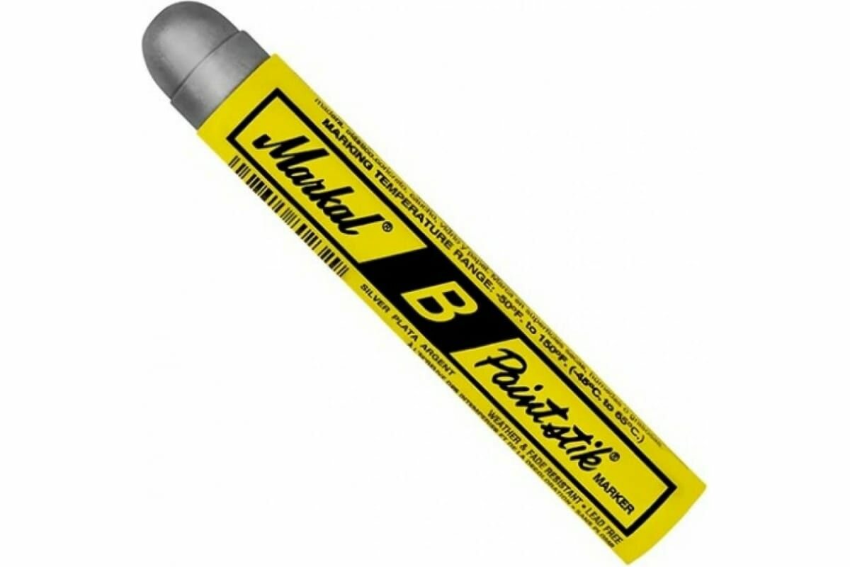 Маркер-карандаш MARKAL B Paintstik серебрянный
