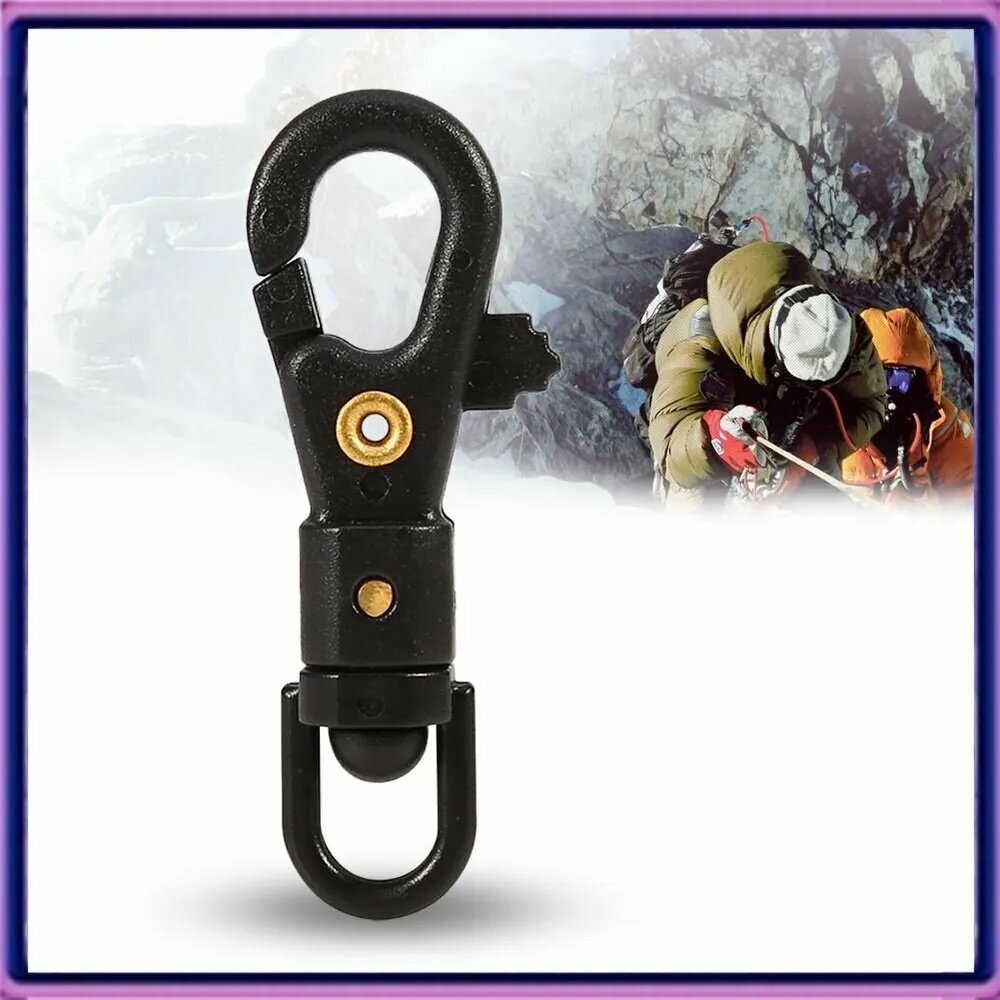 Мини карабин, 360 поворотный, для активного отдыха и кемпинга