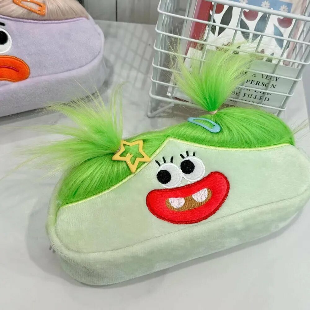 Модный пенал необычной формы DIY с мемами для стиля волос, мотивация для учебы, забавный подарок на учебу, канцелярия.