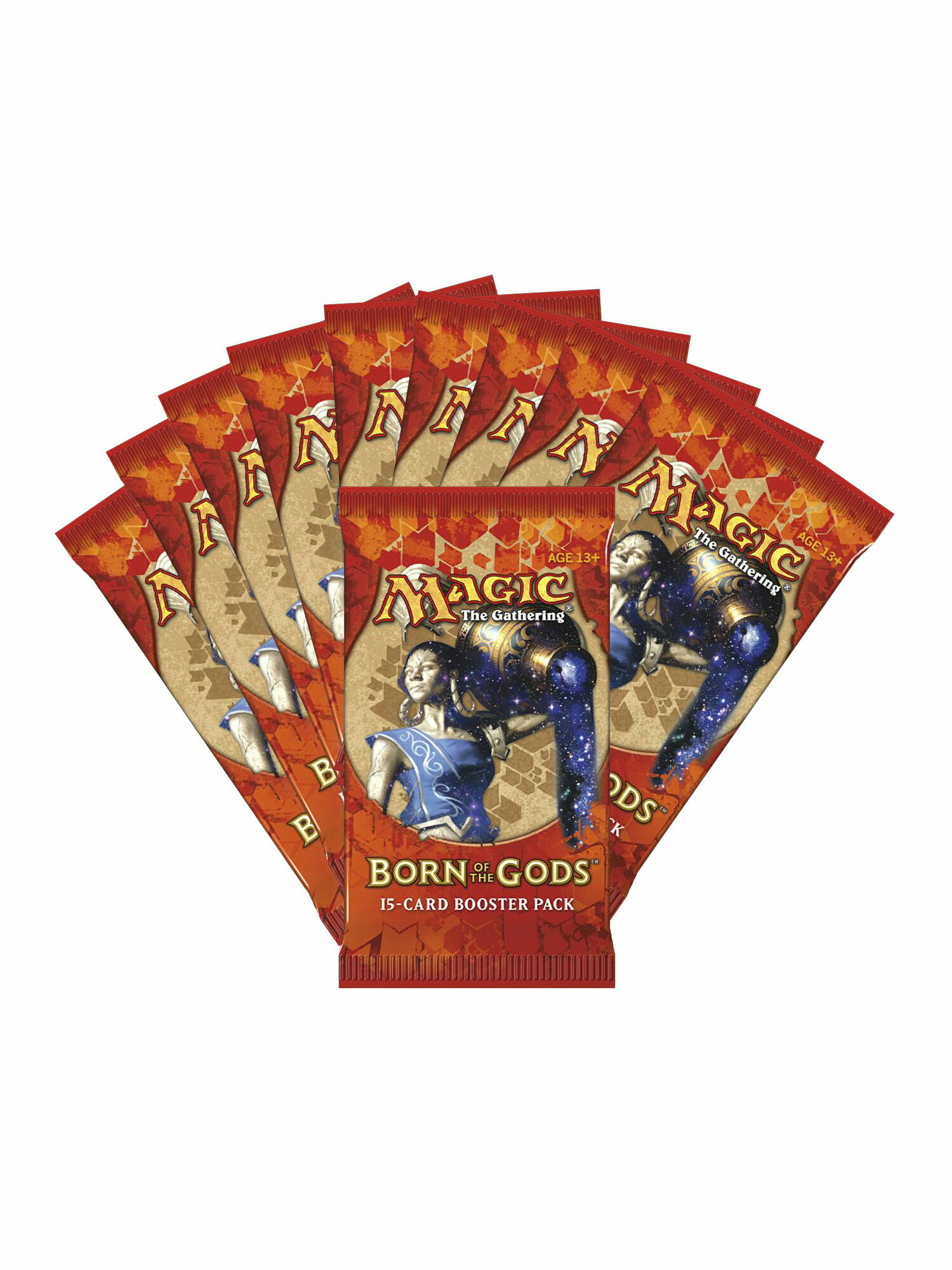 Magic The Gathering: 10 бустеров MTG издания Born of the Gods на английском