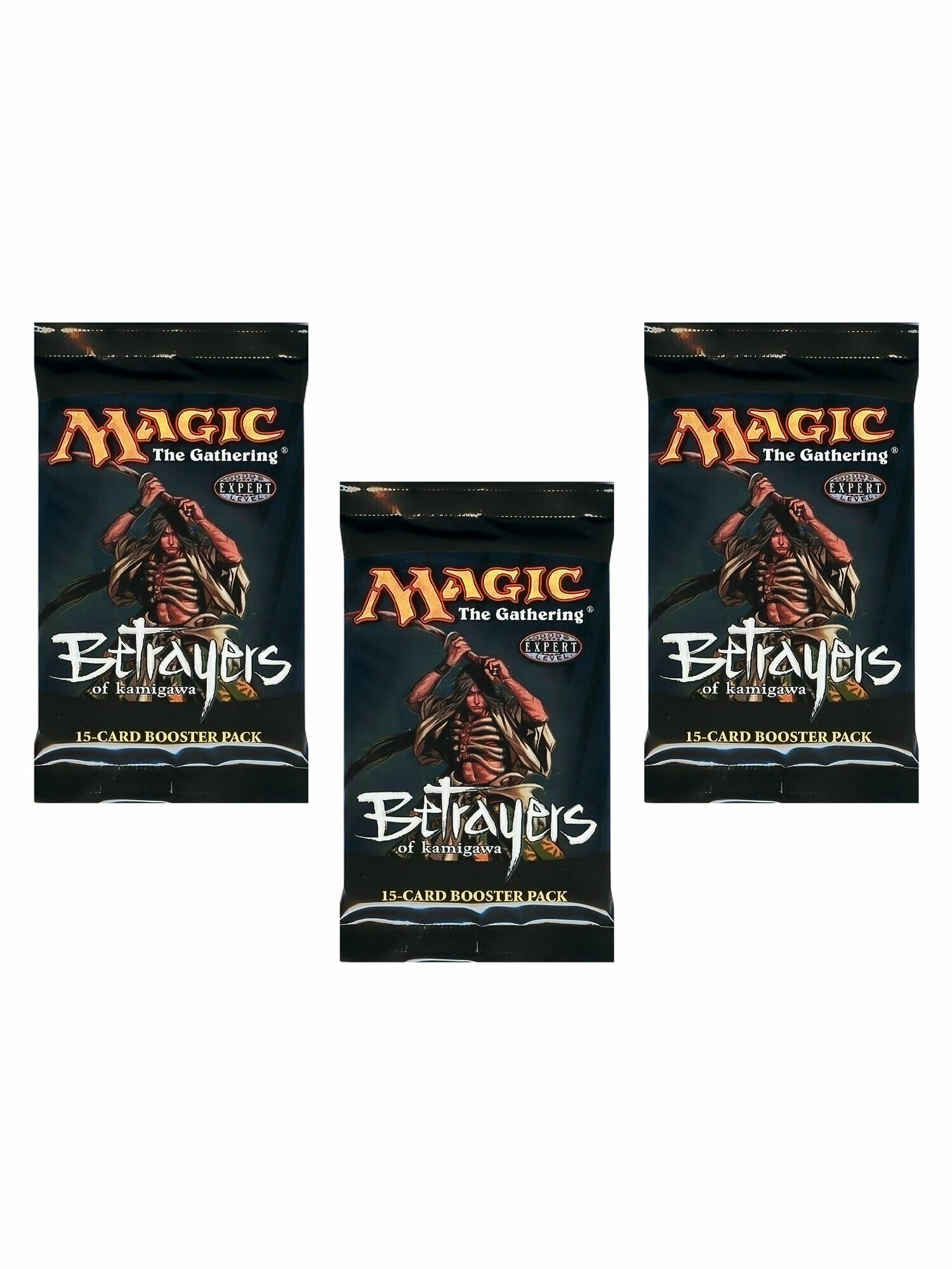 Magic The Gathering: 3 бустера MTG издания Betrayers of Kamigawa на английском