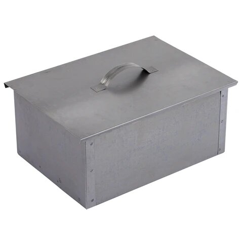 Коптильня двухъярусная металлическая, размер 350х260х100 мм, в гофрокоробе, 701730