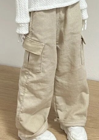 Куртка и брюки карго для кукол BJD 1/4, хаки